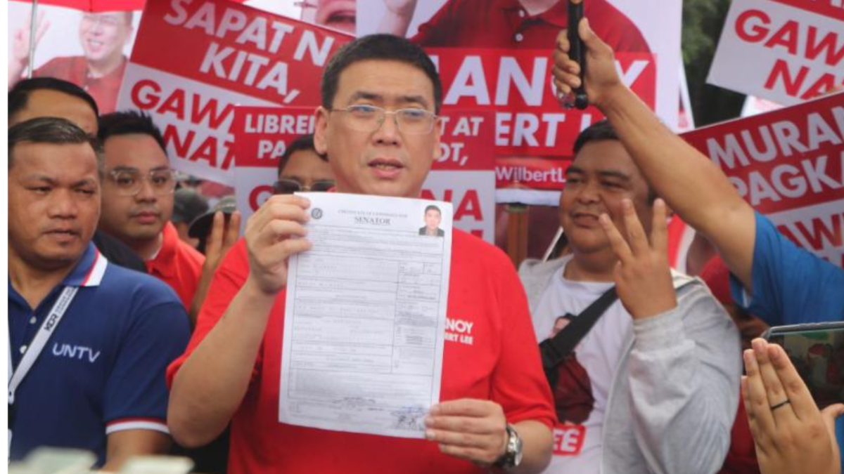 LEE FIRST TO FILE COC FOR SENATOR – The Bench Files