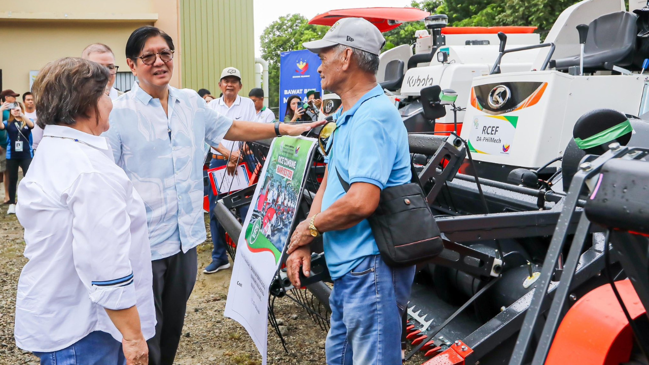 PBBM UNVEILS ₱61.7M RICE PROCESSING FACILITY IN PAMPANGA, EMPOWERS ...